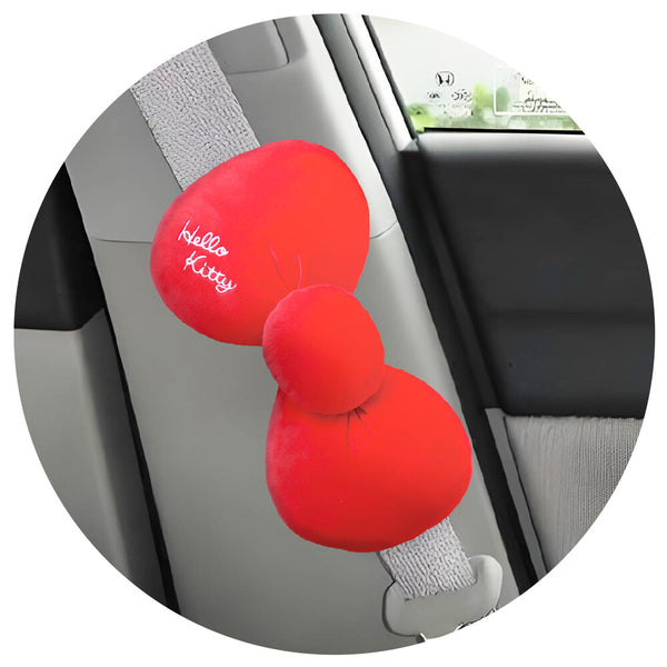 red hello kitty bow bench